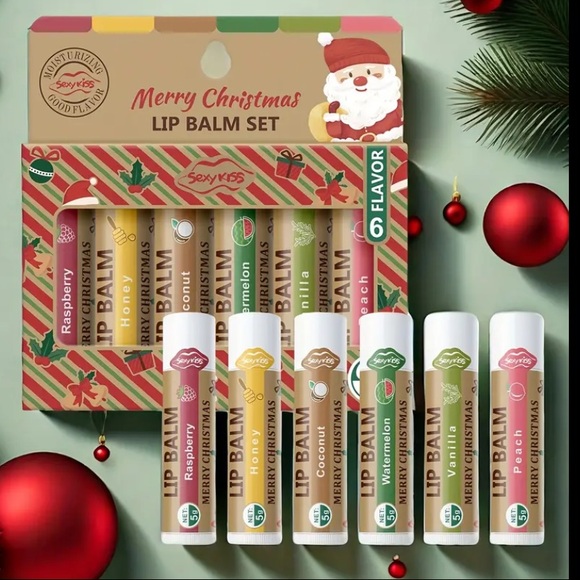 Makeup | Lip Balm Gift Set Of 6 In Gift Box | Poshmark